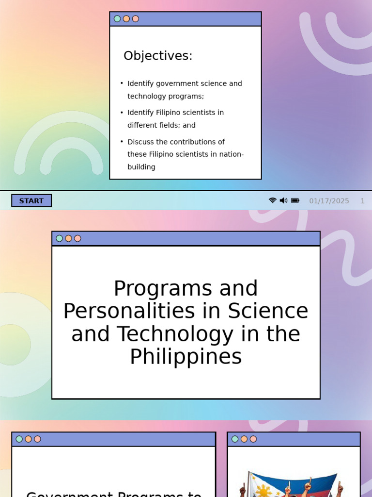 Filipino Scientists and Tech Programs | PDF | Science | Science ...