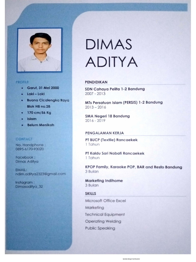 CV Dimas | PDF