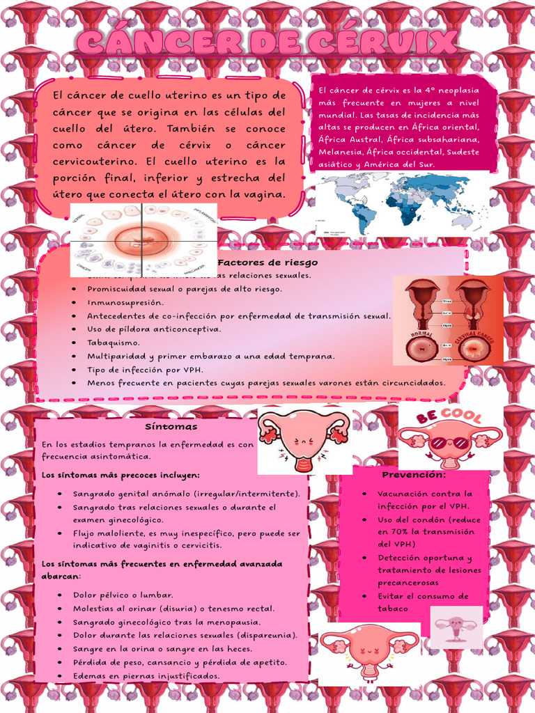 Cáncer de cérvix: causas y prevención | PDF | Cáncer de cuello uterino ...