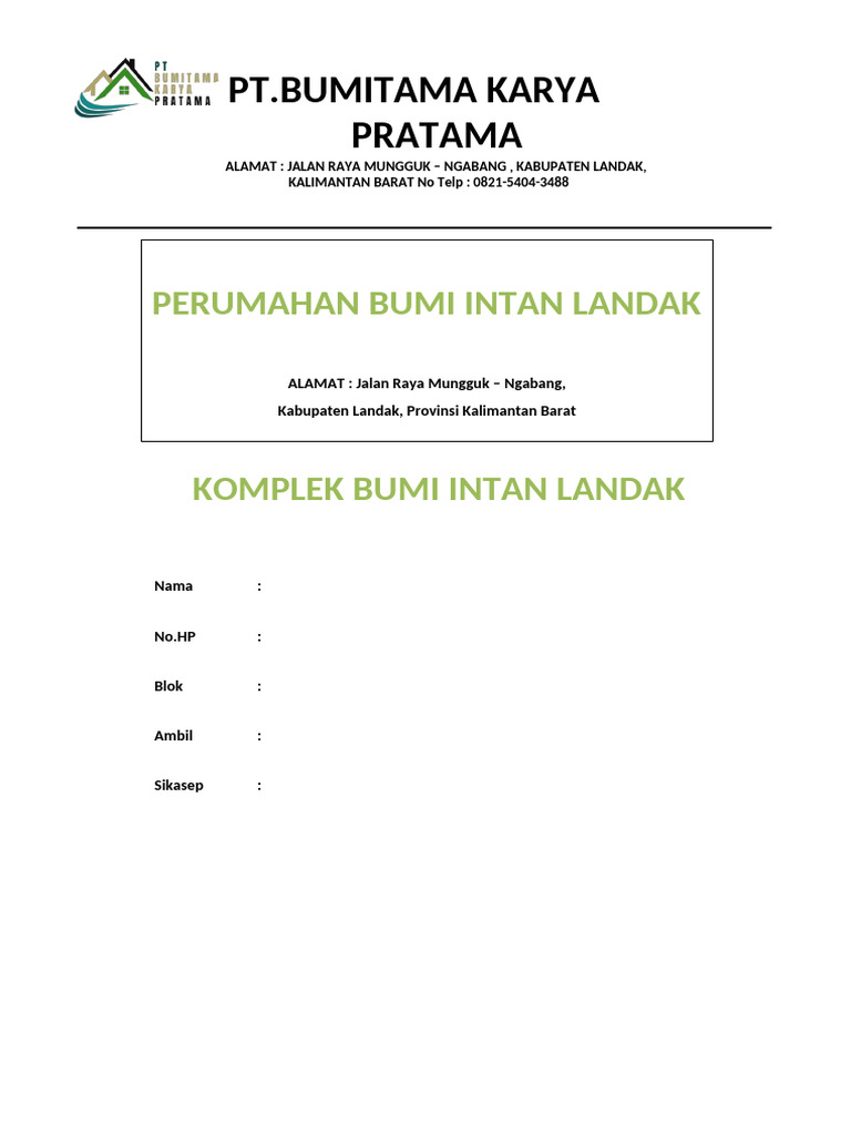BERKAS DEPAN (1) | PDF