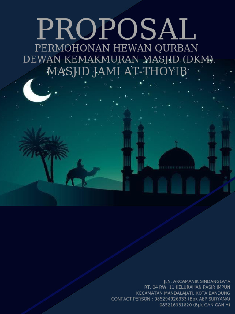Cover Proposal Qurban Idul Adha 1446 H | PDF