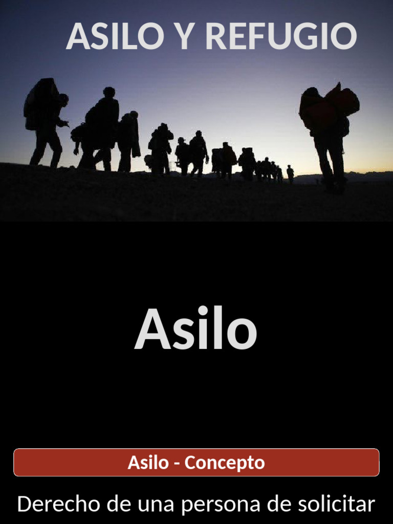 UNIDAD 14 - Asilo y Refugio (1) | PDF | Refugiado | Alto Comisionado de las Naciones Unidas para ...