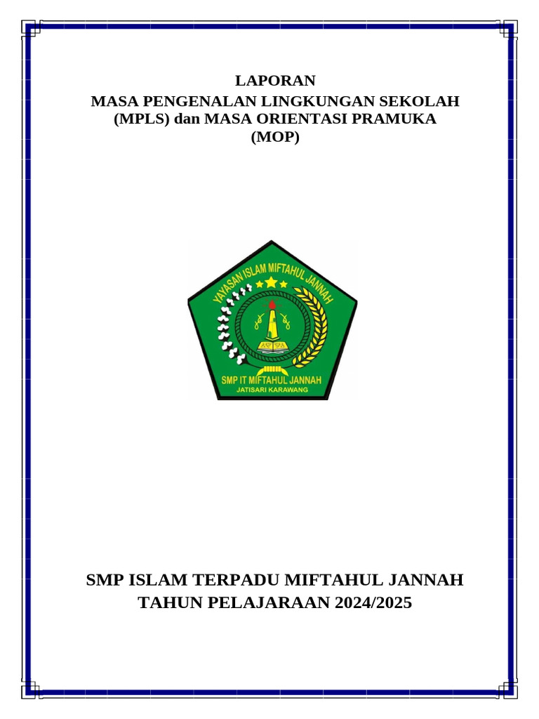 Laporan MPLS SDN Jetis 1 Lengkap | PDF