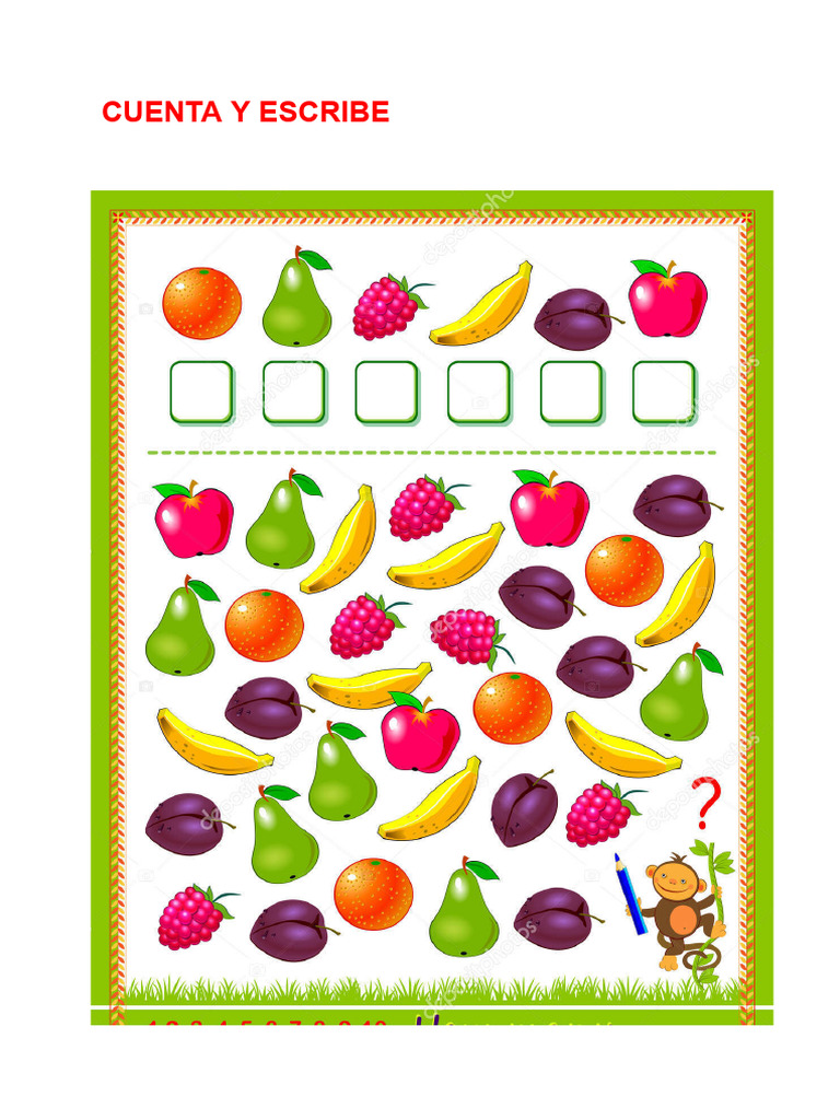 Cuenta y Escribe | PDF