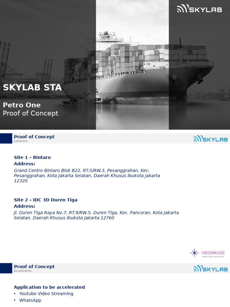 POC Scenario Petro One v3 | PDF | Port (Computer Networking ...