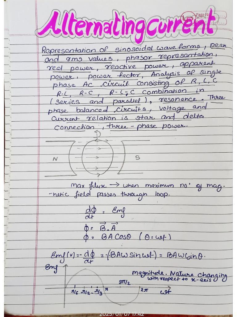 Alternating Current | PDF