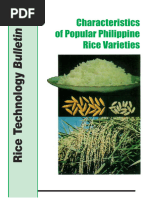 Profile of NSIC RC 160 and 218 | PDF | Crops | Agronomy