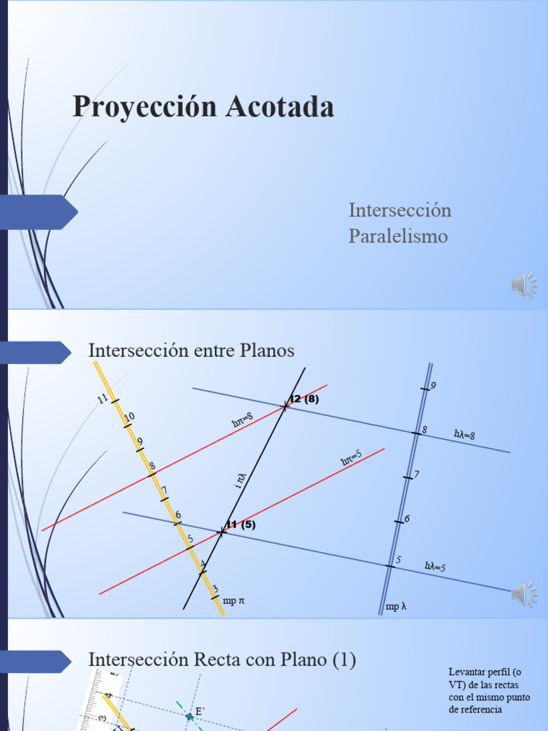 Tema 01 Proyección Acotada 03 | PDF | Geometría | Geometria clasica