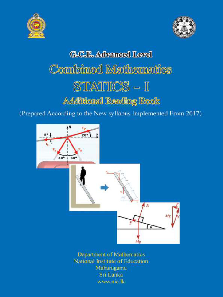 EALOM Com Maths Statics - Book-I | PDF | Euclidean Vector | Force