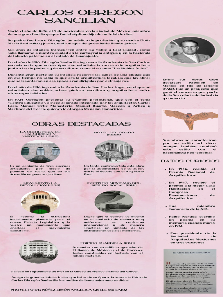 Obras y legado de Carlos Obregón | PDF
