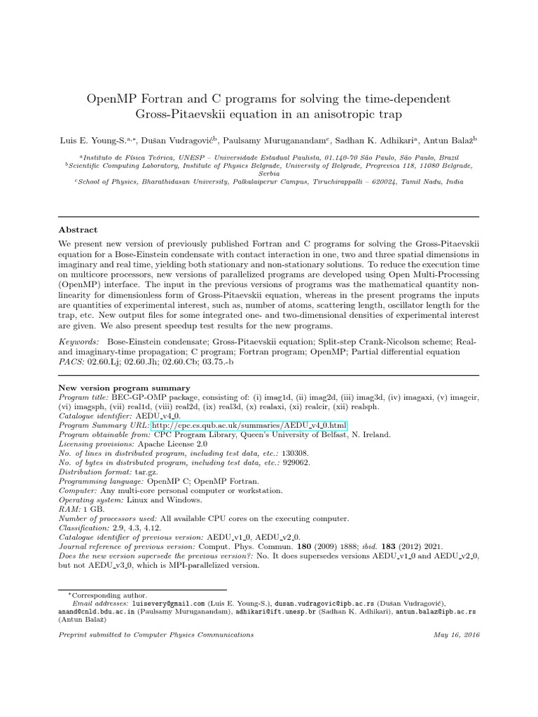 Luis Ever Young OpenMP2016 | PDF | Multi Core Processor | Message Passing Interface