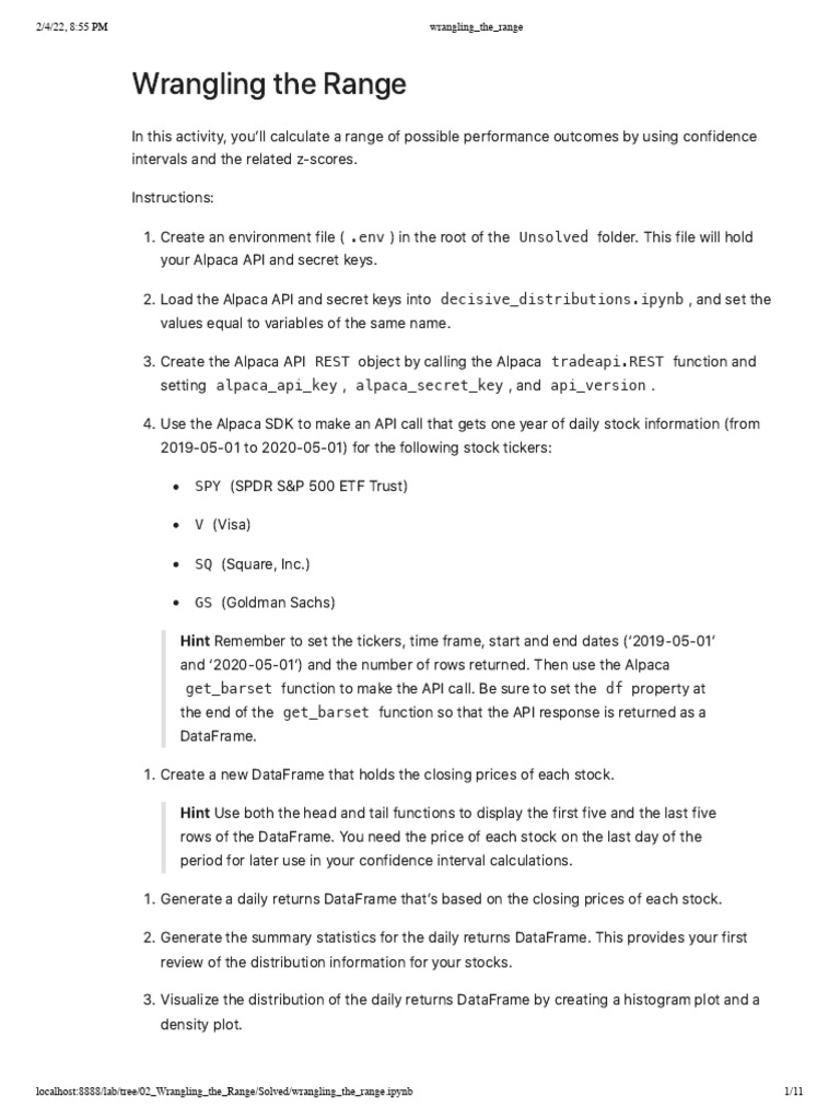 02 - Wrangling - TH (2) - JupyterLab | PDF | Standard Score | Standard ...