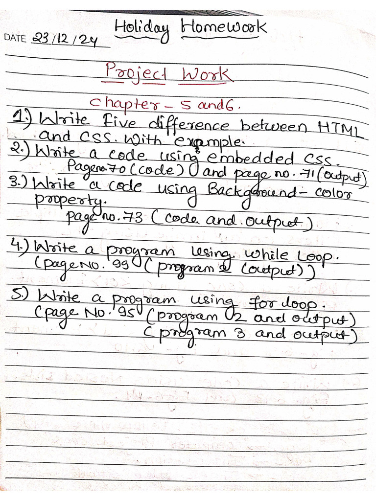 computer project _class - 7 | PDF
