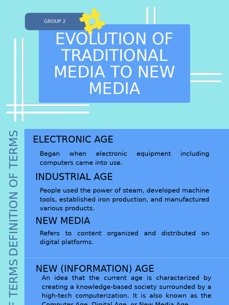 Evolution of Traditional Media To New Media (Mil) | PDF | Tools ...