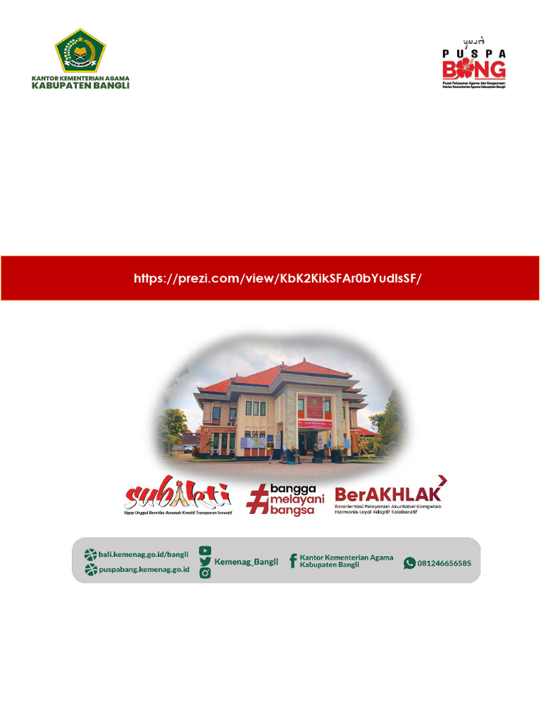 MATERI PRESENTASI PENDIS BANGLI | PDF