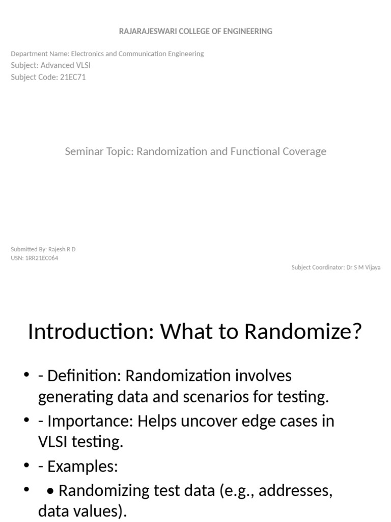 Advanced_VLSI_Randomization_Functional_Coverage | PDF | Computer ... Advanced_VLSI_Randomization_Functional_Coverage | PDF | Computer ...
