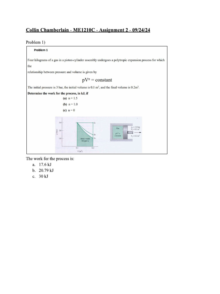 Collinchamberlain Me1210c Assignment2 | PDF