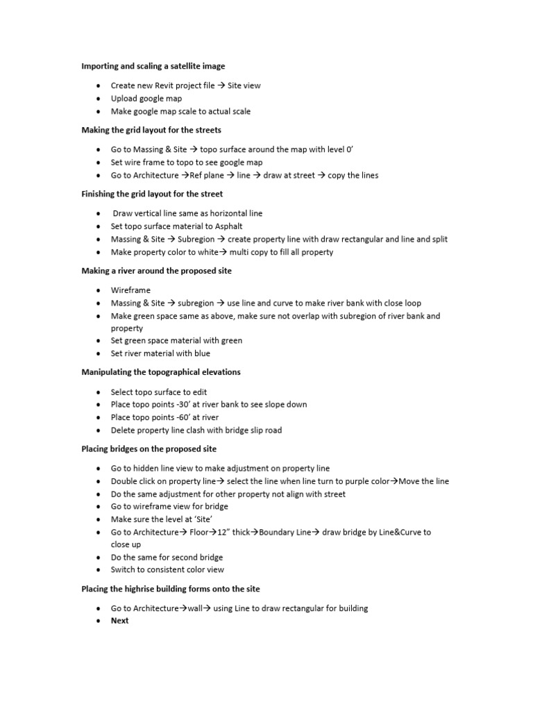 Revit Site Analysis and Design Guide | PDF