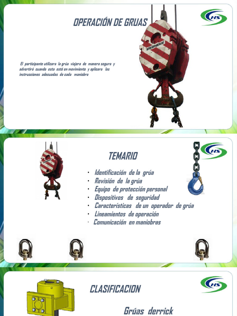 Guía de Operación Segura de Grúas | PDF | Grúa (máquina)