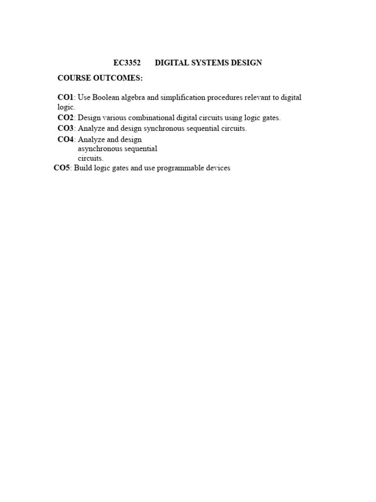 Digital System Design | PDF Digital System Design | PDF