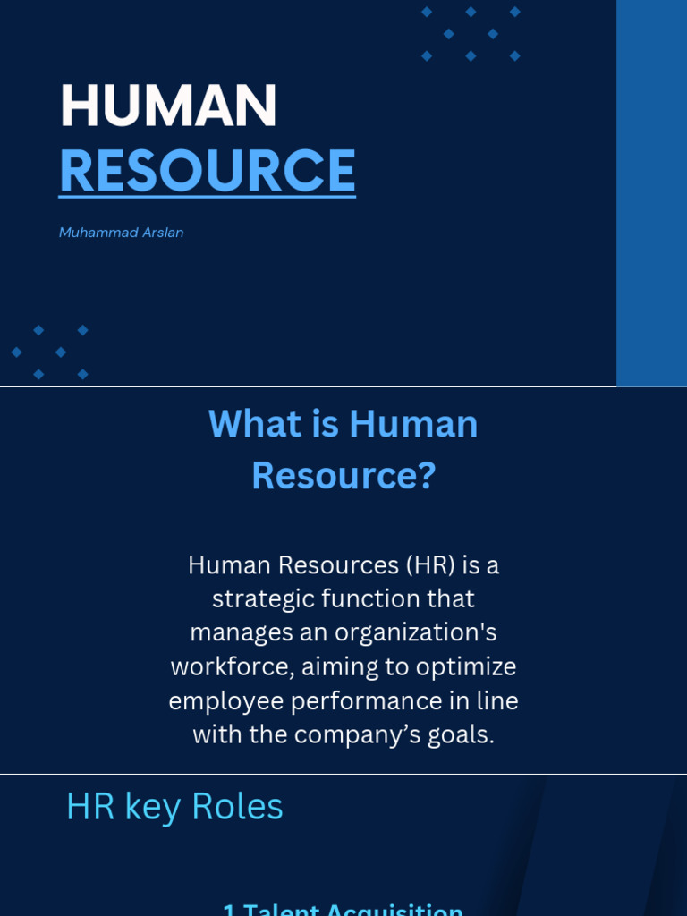Human Resource Basic -1 | PDF