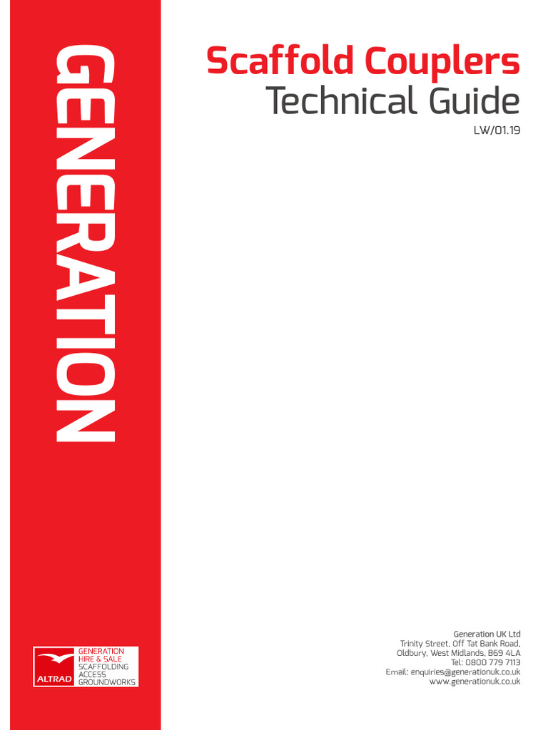 scaffold-coupler-manual | PDF | Scaffolding | Nut (Hardware)