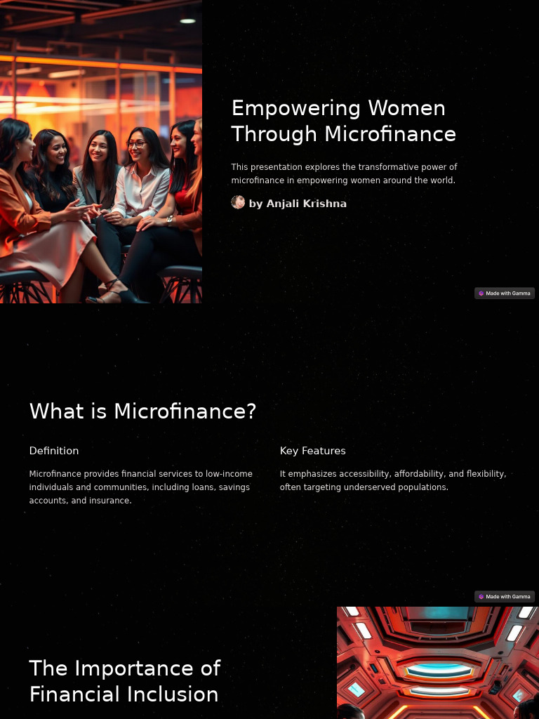 Empowering Women Through Microfinance | PDF | Microfinance | Empowerment
