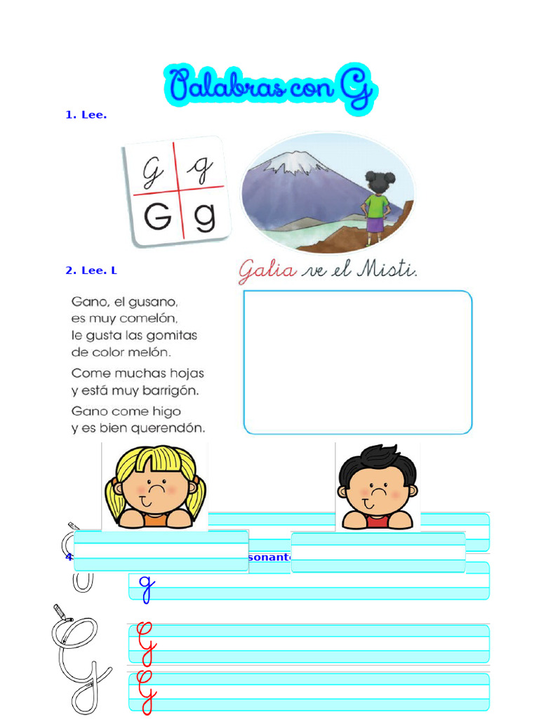 Palabras Con G | PDF