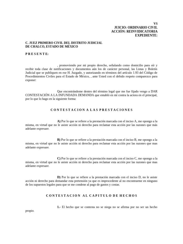 escrito 5 | PDF | Demanda judicial | Justicia