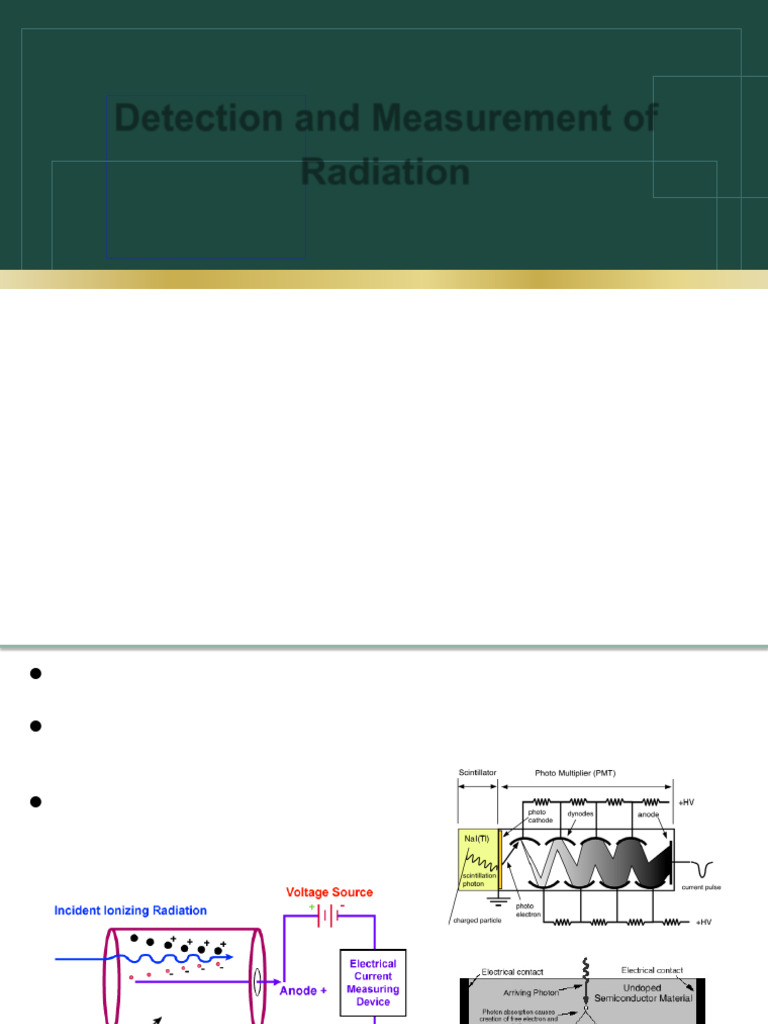 Radiation Detection Methods Guide | PDF | Semiconductors | Radiation