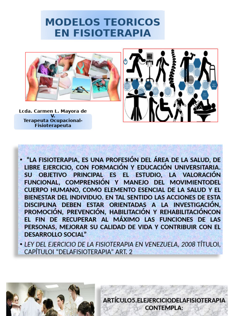 Modelos Teóricos en Fisioterapia Modific | PDF | Terapia física ...