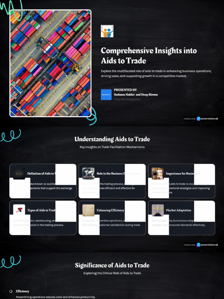Aids to Trade Analysis Presentation | PDF