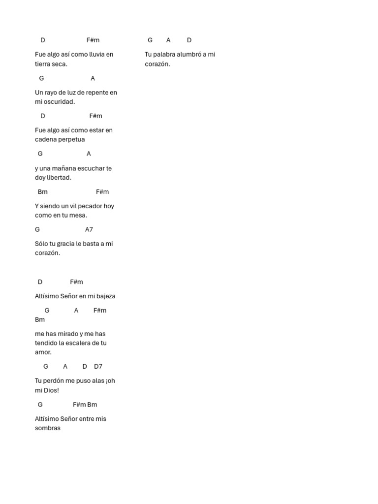 Altisimo Señor TF-D | PDF