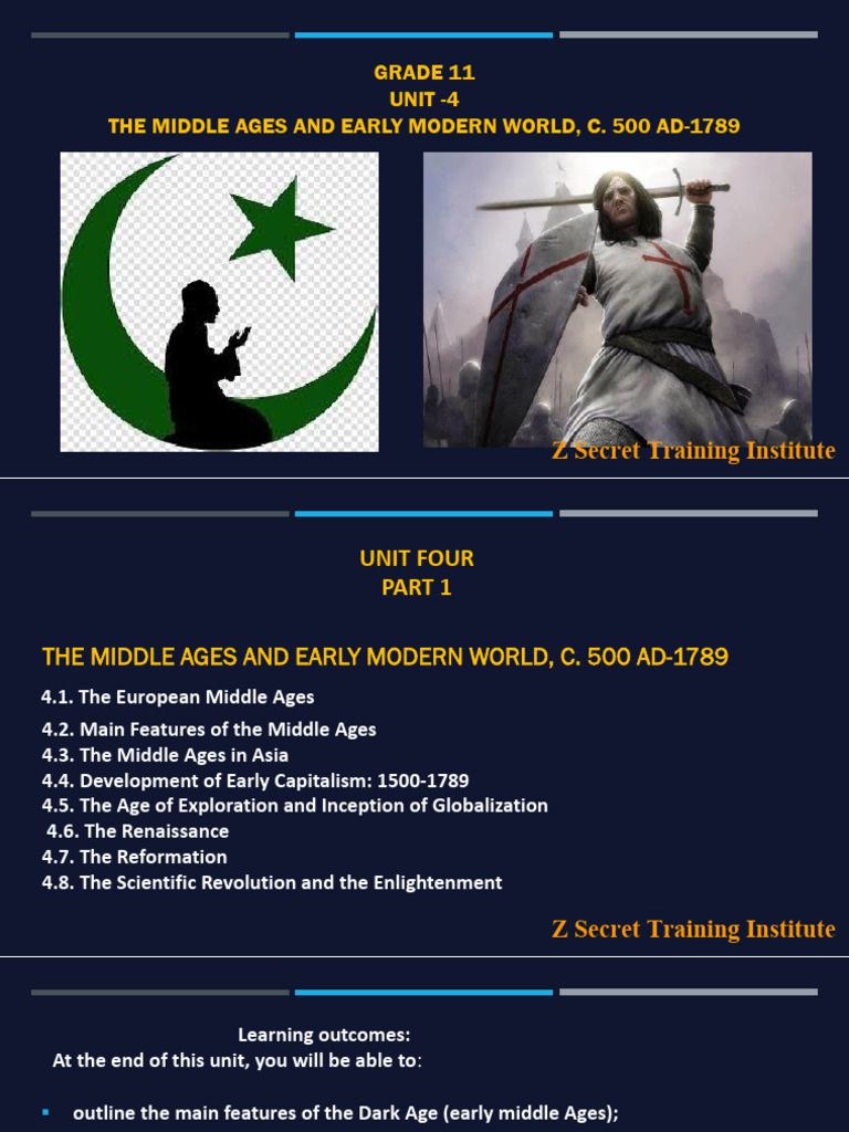 History Grade 11 Unit 4 | PDF | Byzantine Empire | Charlemagne