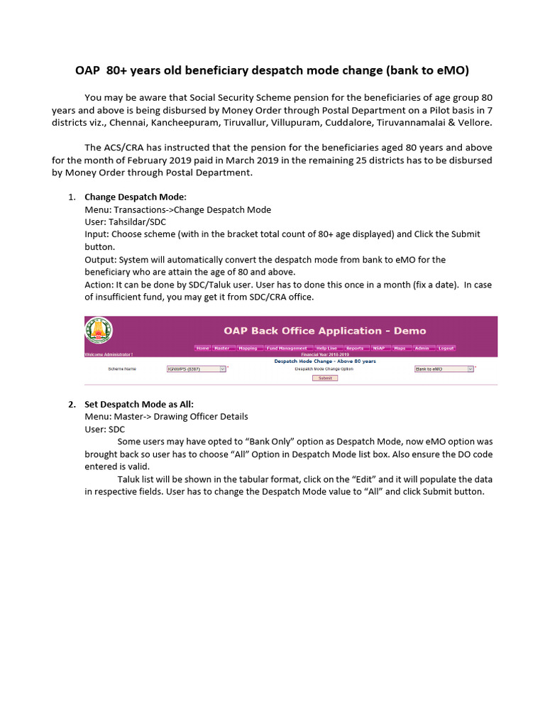 OAP_80_eMO | PDF | Personal Identification Number | Computing