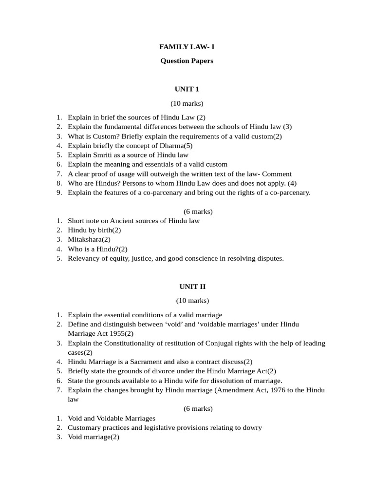 FAMILY LAW | PDF | Legal Guardian | Marriage