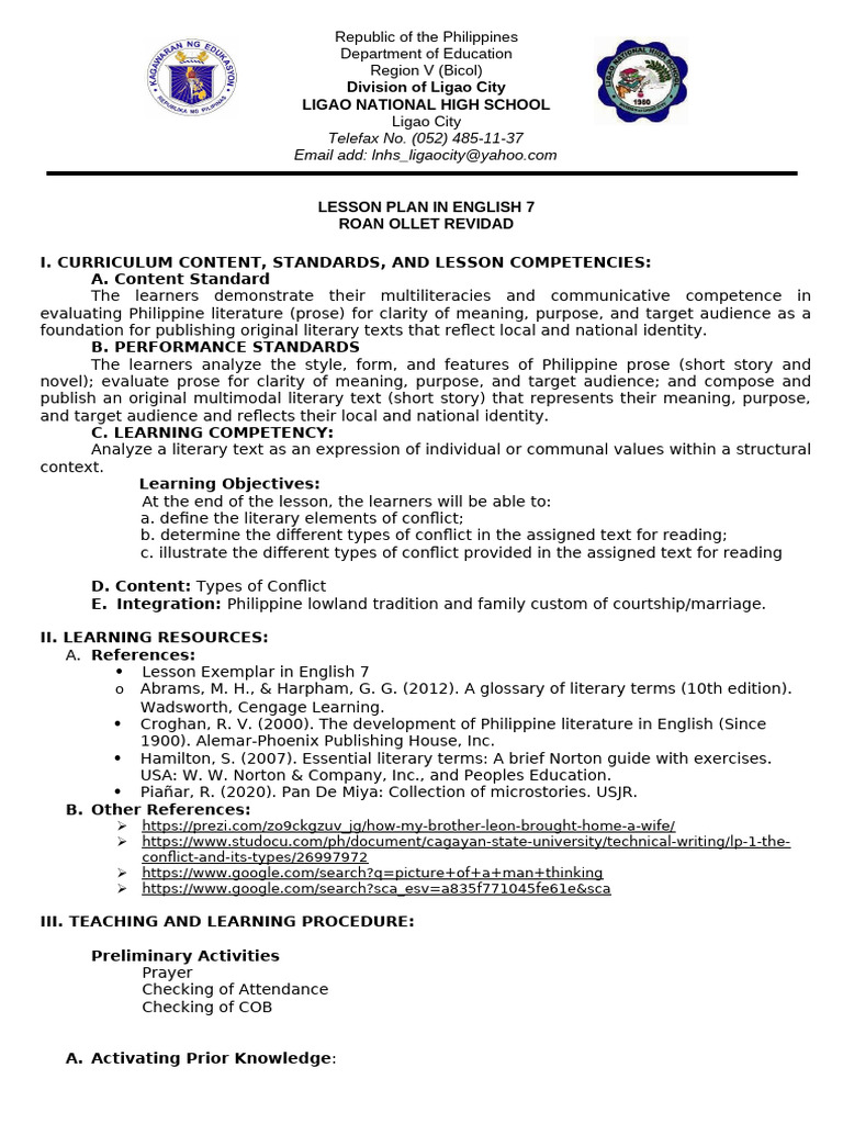 DEMO LESSON (MATATAG) | PDF | Teachers | Cognition