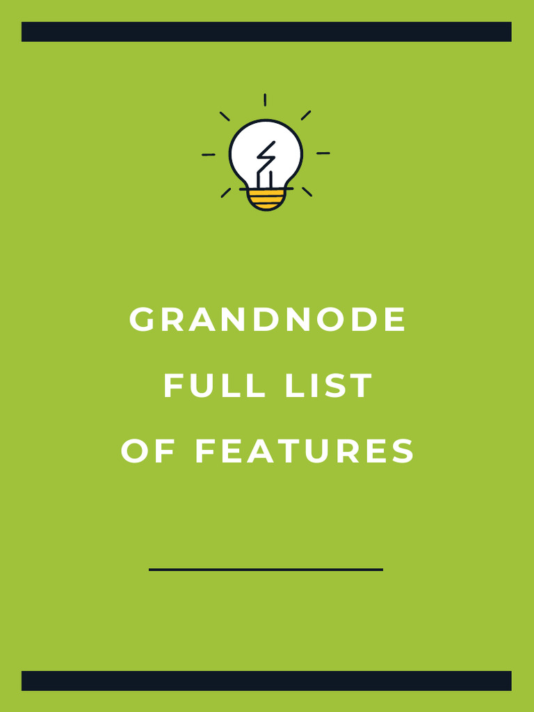 GrandNode Full List of Features | PDF | Point Of Sale | Internet Forum