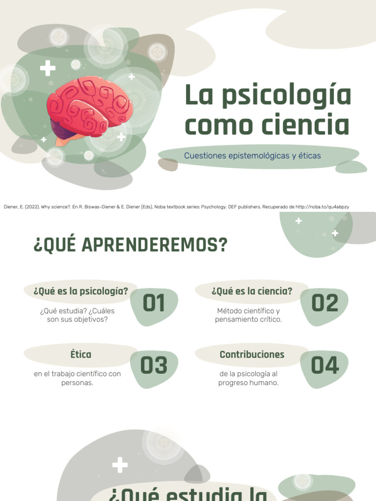 Clase 2 La Psicología Como Ciencia | PDF | Sicología | Comportamiento