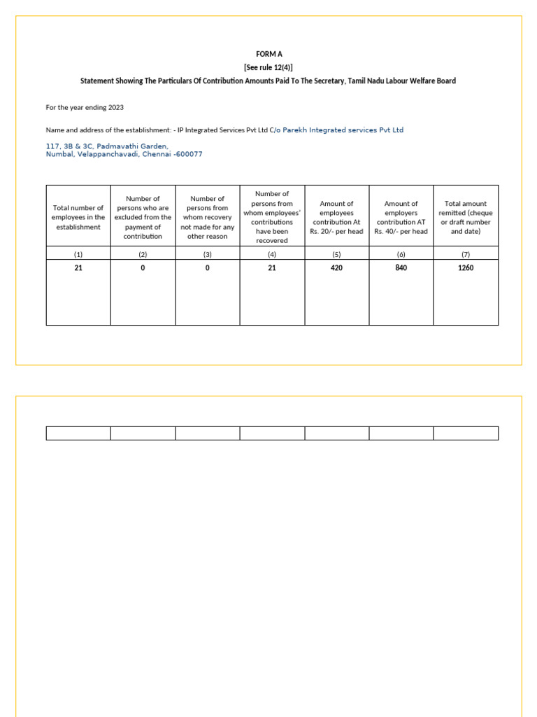Form A LWF Tn. | PDF