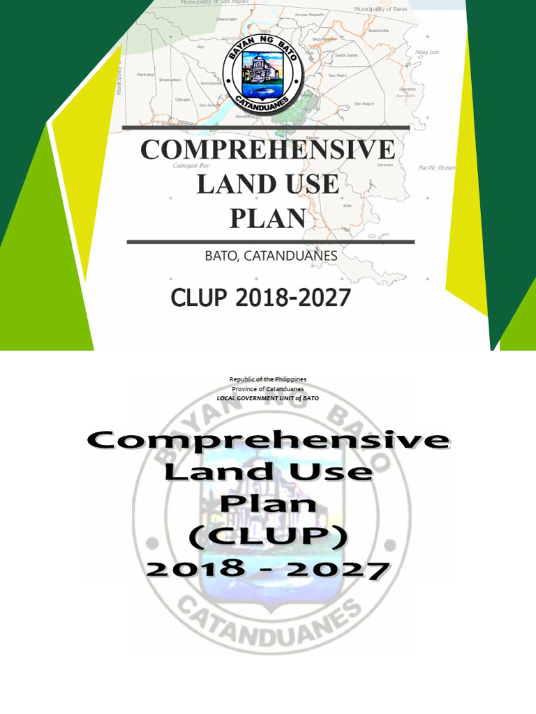 CLUP Cover Page-Merged | PDF | Flood | Landslide