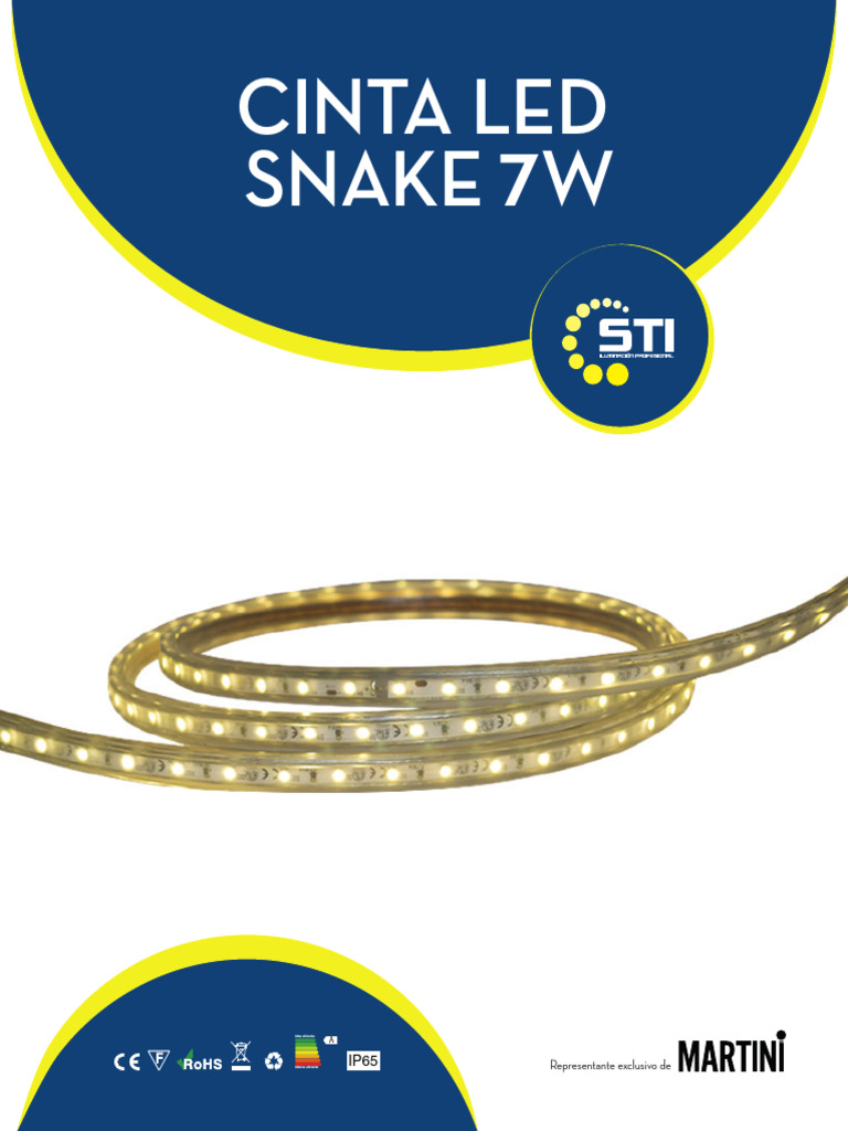 Cinta Led Snake 7W | PDF | Diodo emisor de luz | Encendiendo