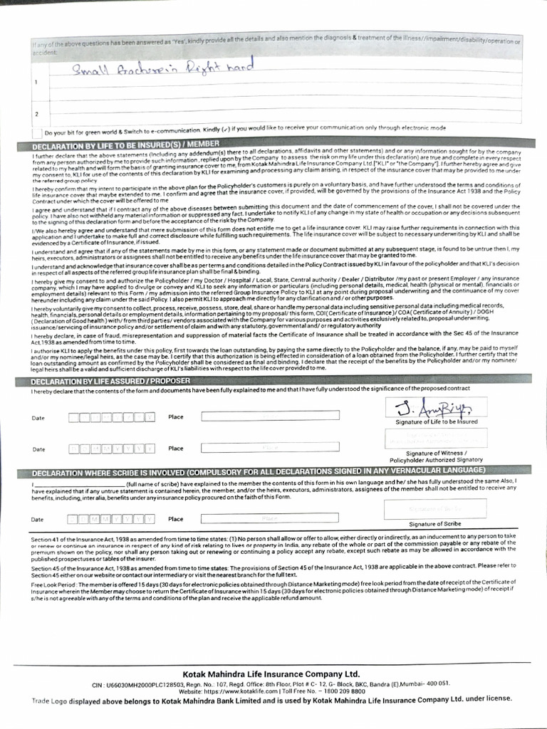 Adobe Scan 10 Sept 2024 (4) | PDF | Insurance | Life Insurance