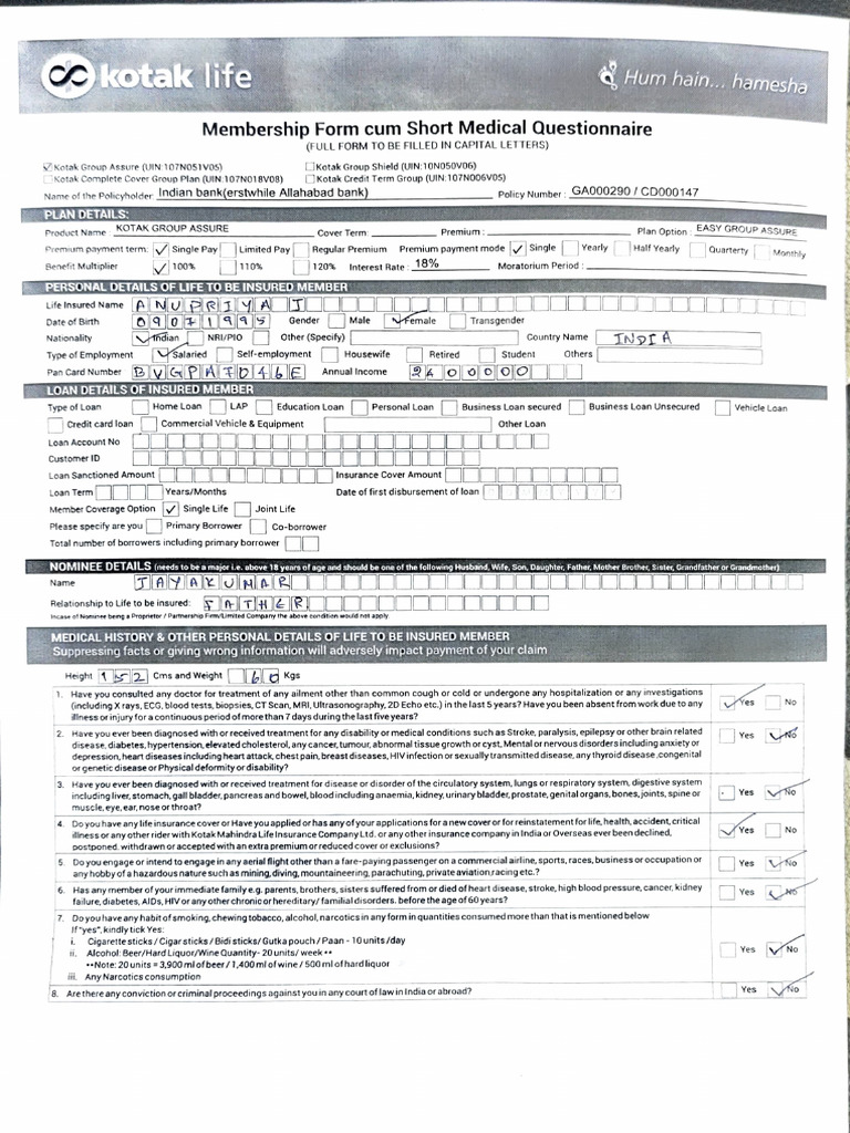 Adobe Scan 10 Sept 2024 | PDF | Loans | Insurance