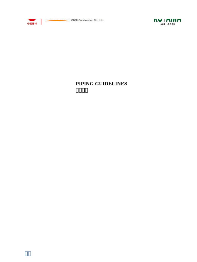 Piping Guidelines for P&ID and Design | PDF | Pipe (Fluid Conveyance ...