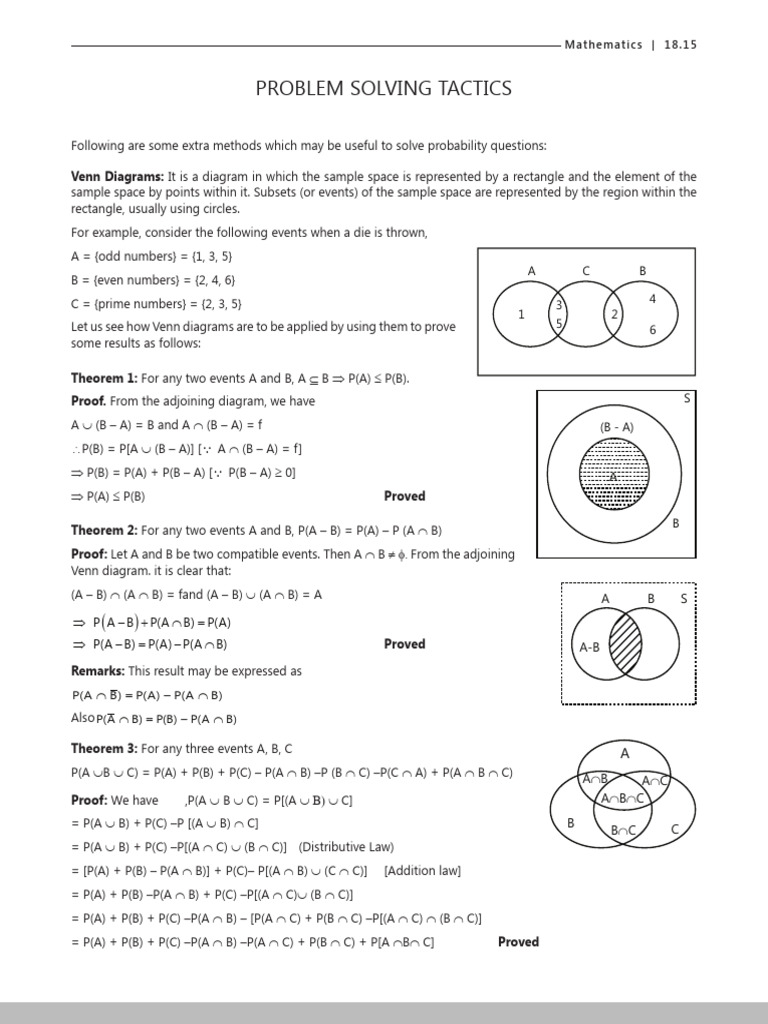 Probability Problem Solving Techniques | PDF | Probability | Mathematics