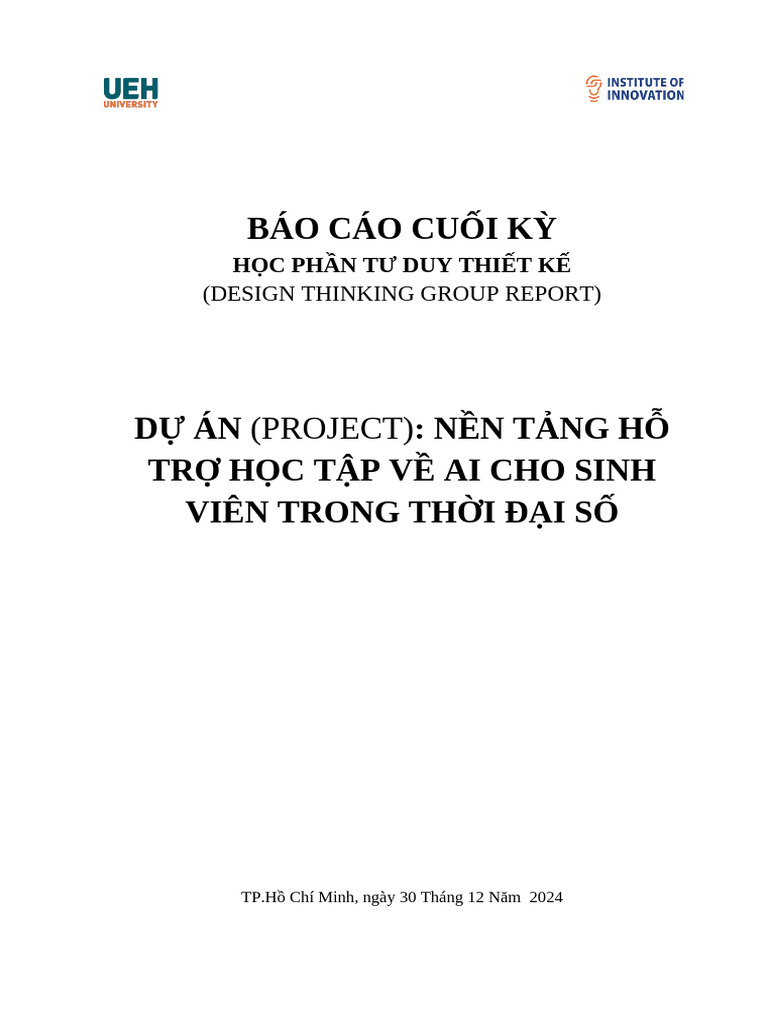 DT Group Report - AI4U | PDF