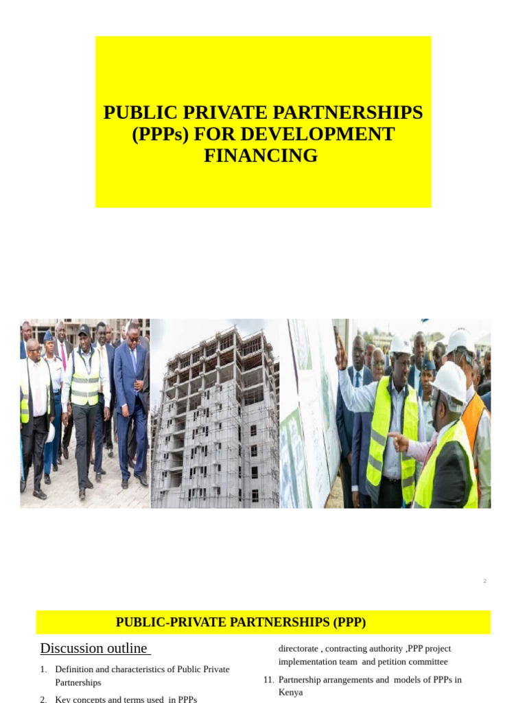 Understanding Public-Private Partnerships | PDF | Public–Private ...