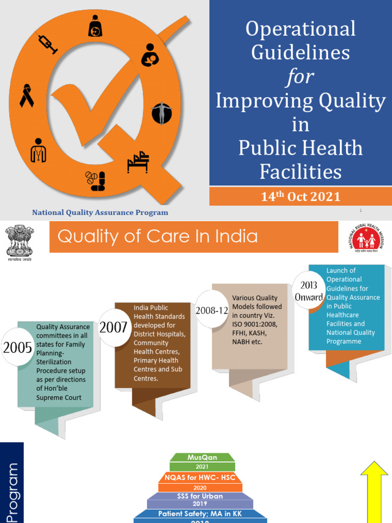 Quality Assurance Guidelines for Public Health | PDF | Health Care ...