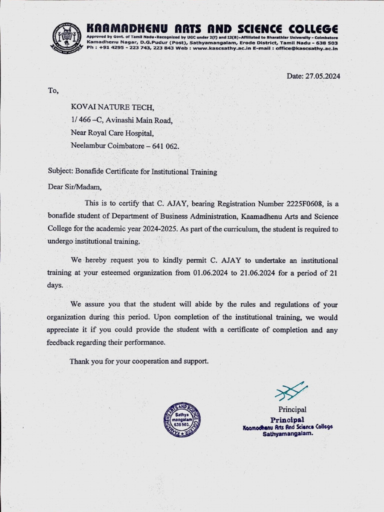 Kovai Nature Tech | PDF